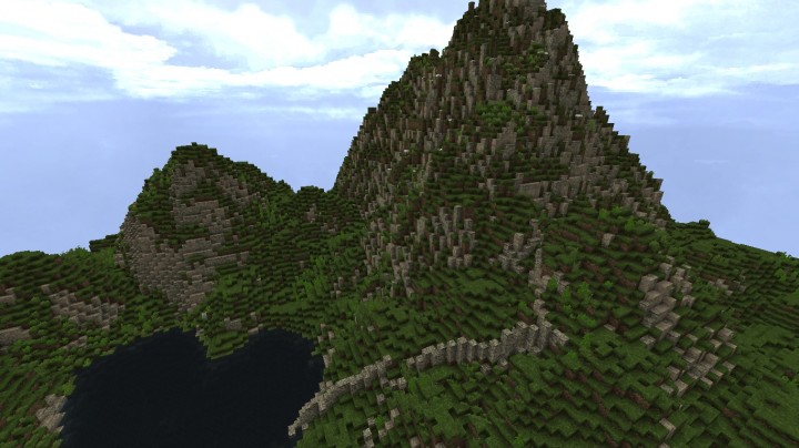 SunGold Mountain - Fantasy map Minecraft Map