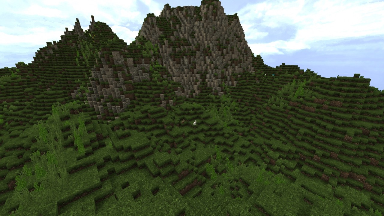 SunGold Mountain - Fantasy map Minecraft Map