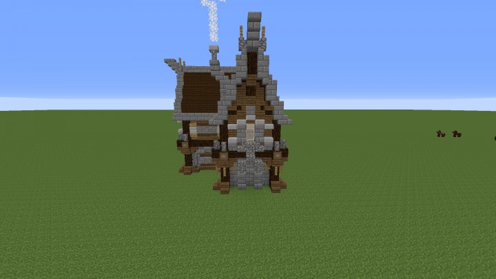 Nordic/Medieval House (Hyper-Depth Build) Minecraft Map