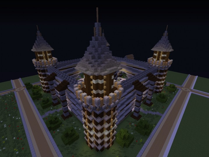 Wood and Stone Castle Minecraft Map
