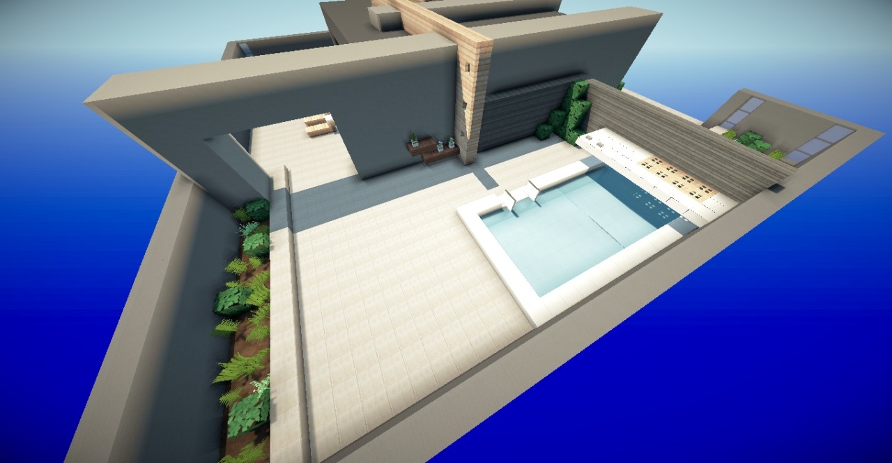 Reservoir || Modern house Minecraft Map