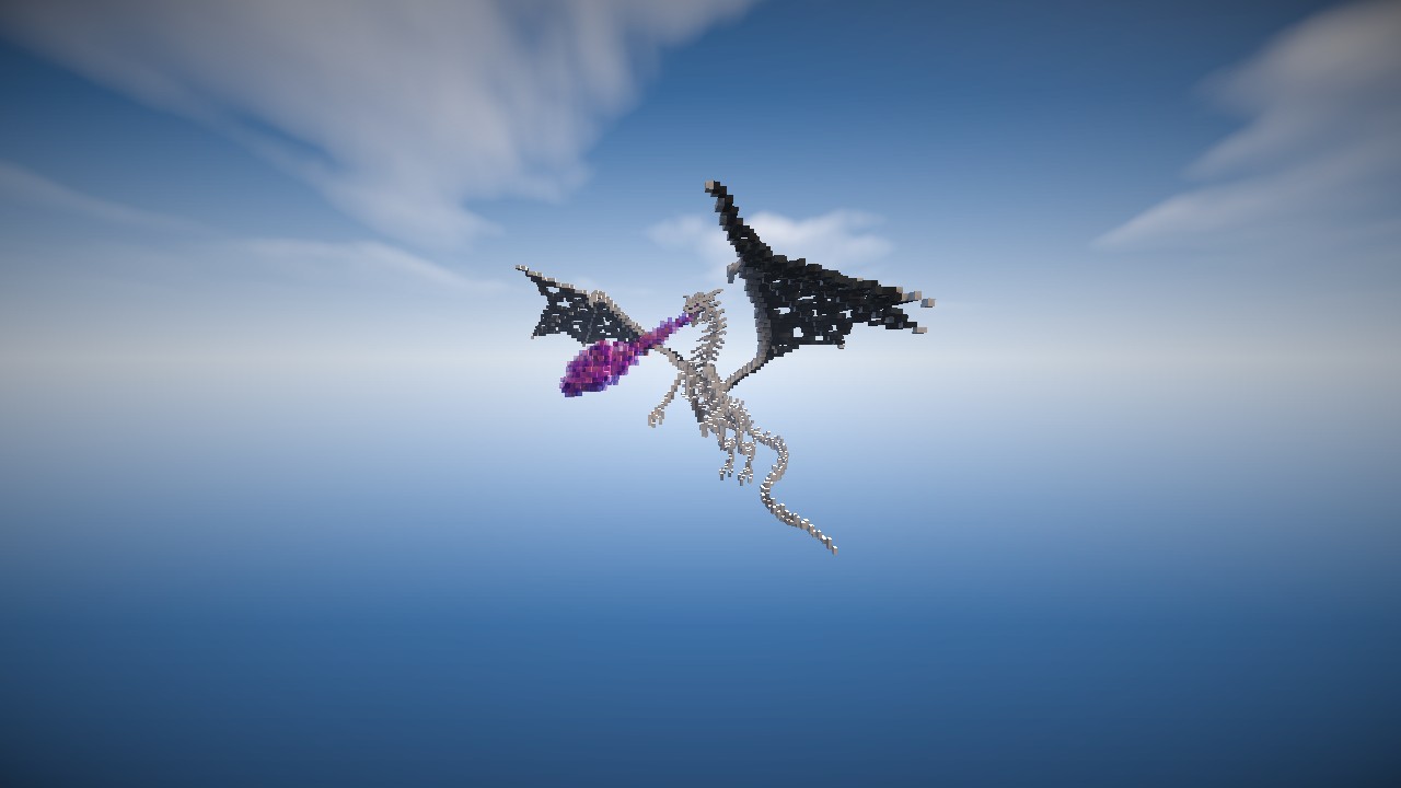 Skeletal Dragon Minecraft Map