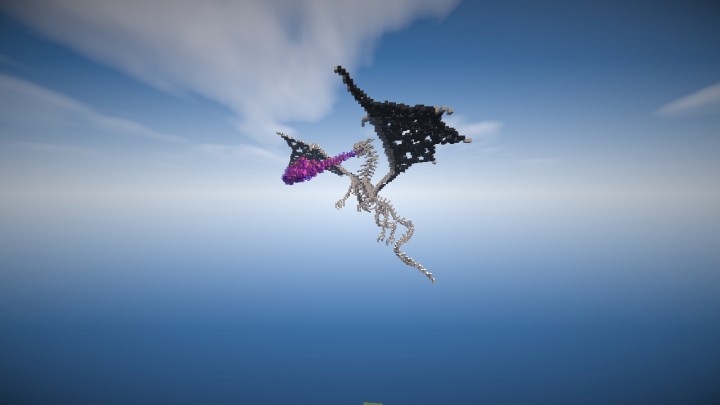 Skeletal Dragon Minecraft Map