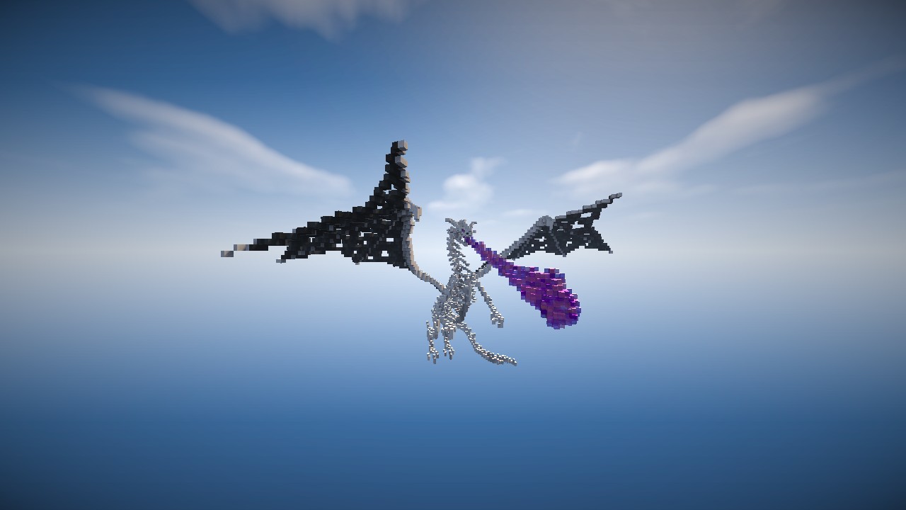Skeletal Dragon Minecraft Map