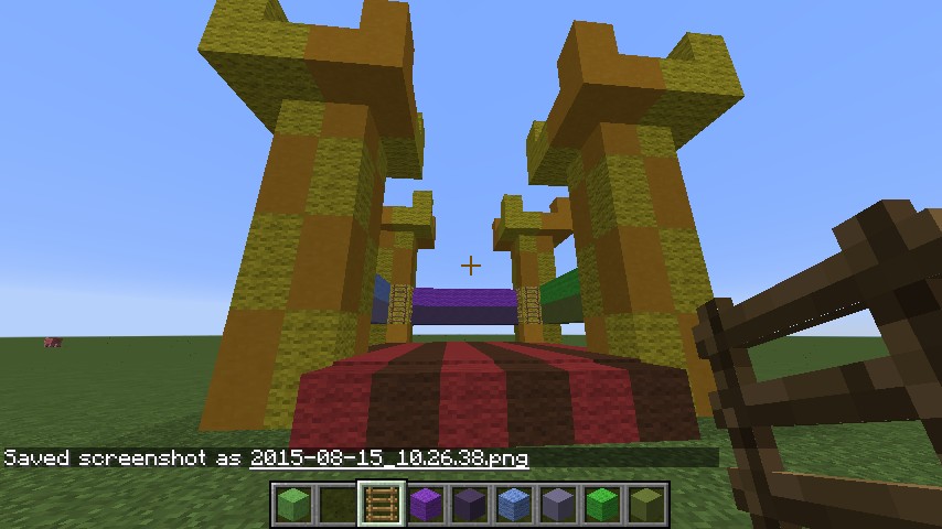 BOUNCY CASTLE IN MINECRAFT!!!! Minecraft Map
