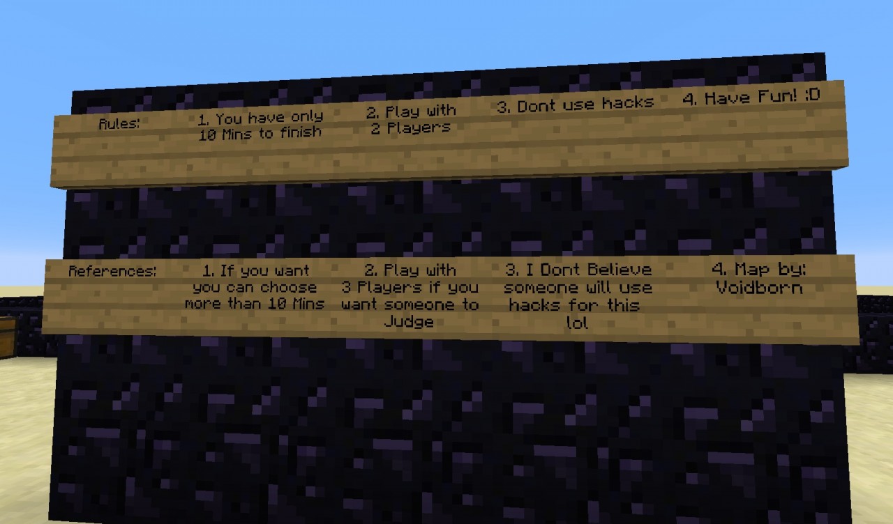 Simple Build Battle Minecraft Map