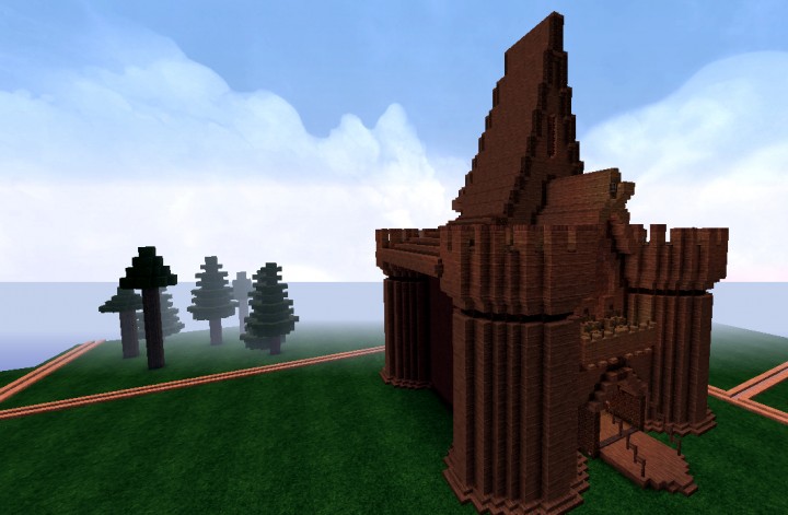 The Very Flammable Fantasy Castle Minecraft Map