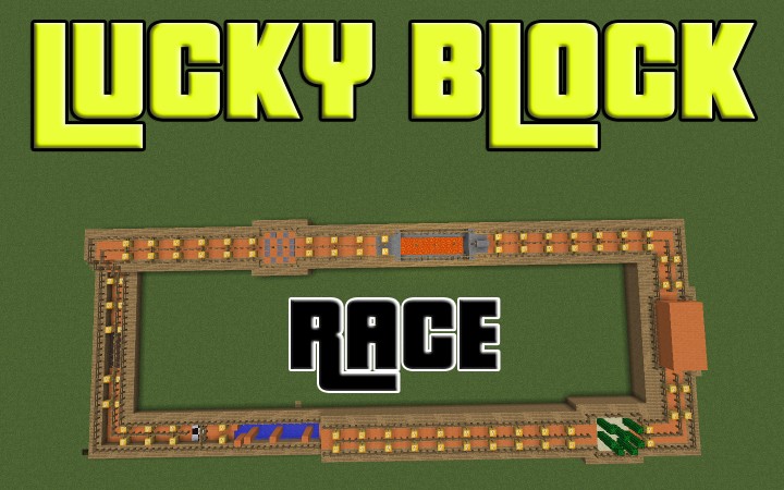 Small Lucky Block Race Minecraft Map