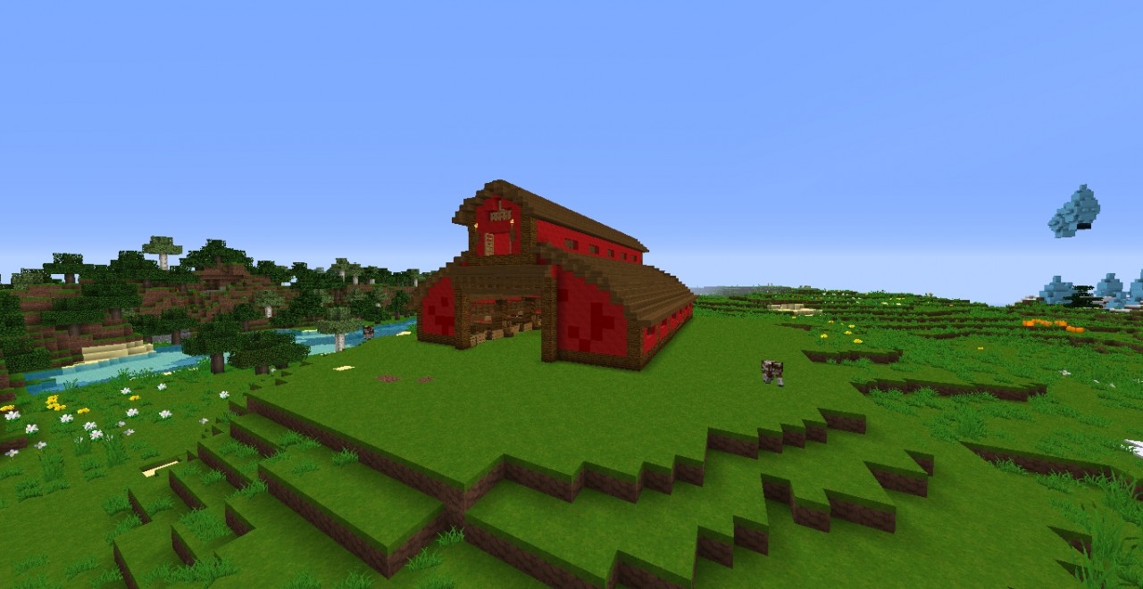 Horse Stable Barn Minecraft Map