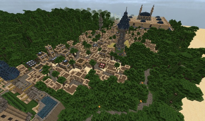 The Jungle's Edge City Minecraft Map