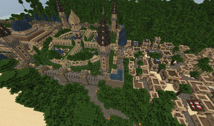 The Jungle's Edge City Minecraft Map