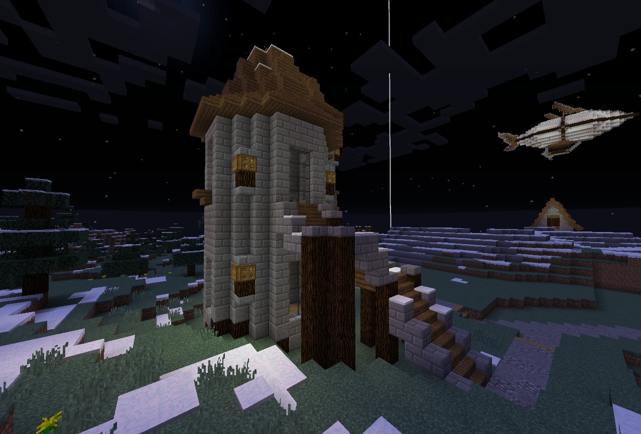 Tall Buildings + Stairs Minecraft Map