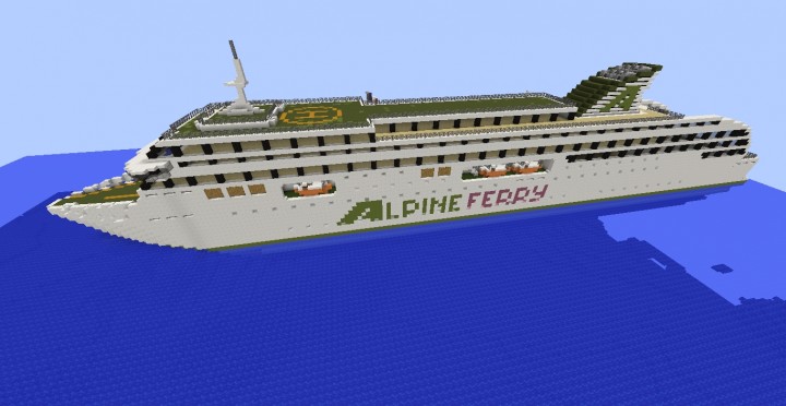 Alpine - Realistic ferries Minecraft Map