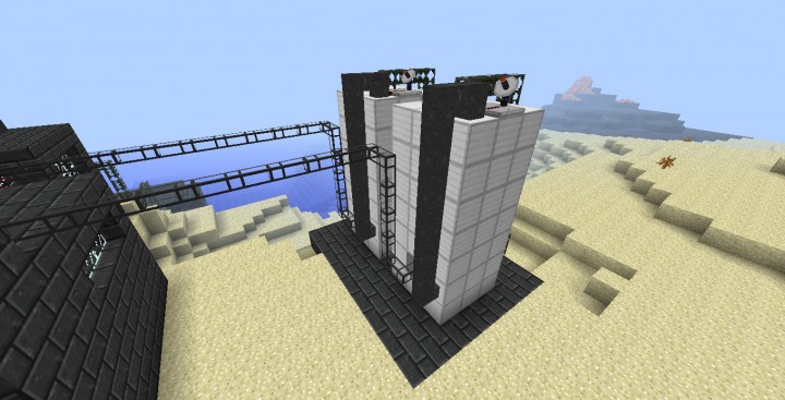 Complex Refinery Facility with Control Room Minecraft Map