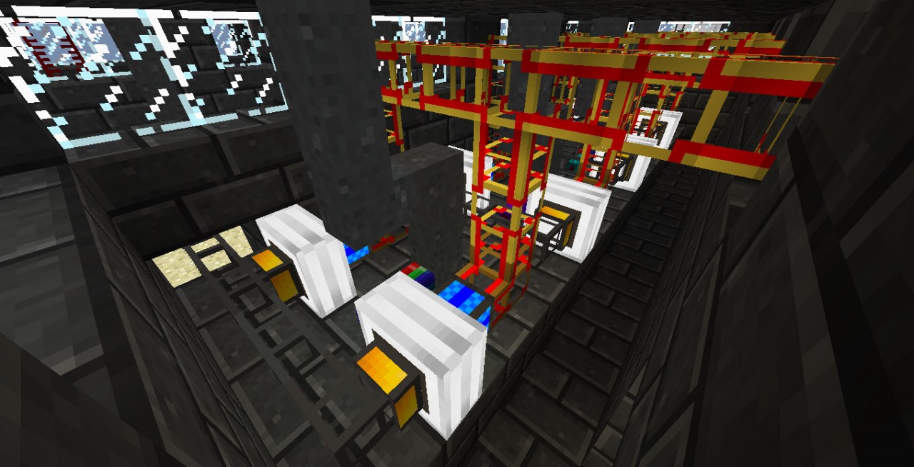 Complex Refinery Facility with Control Room Minecraft Map