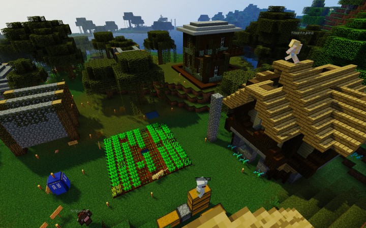 Overgrown Old Town - Community Build Project Minecraft Map