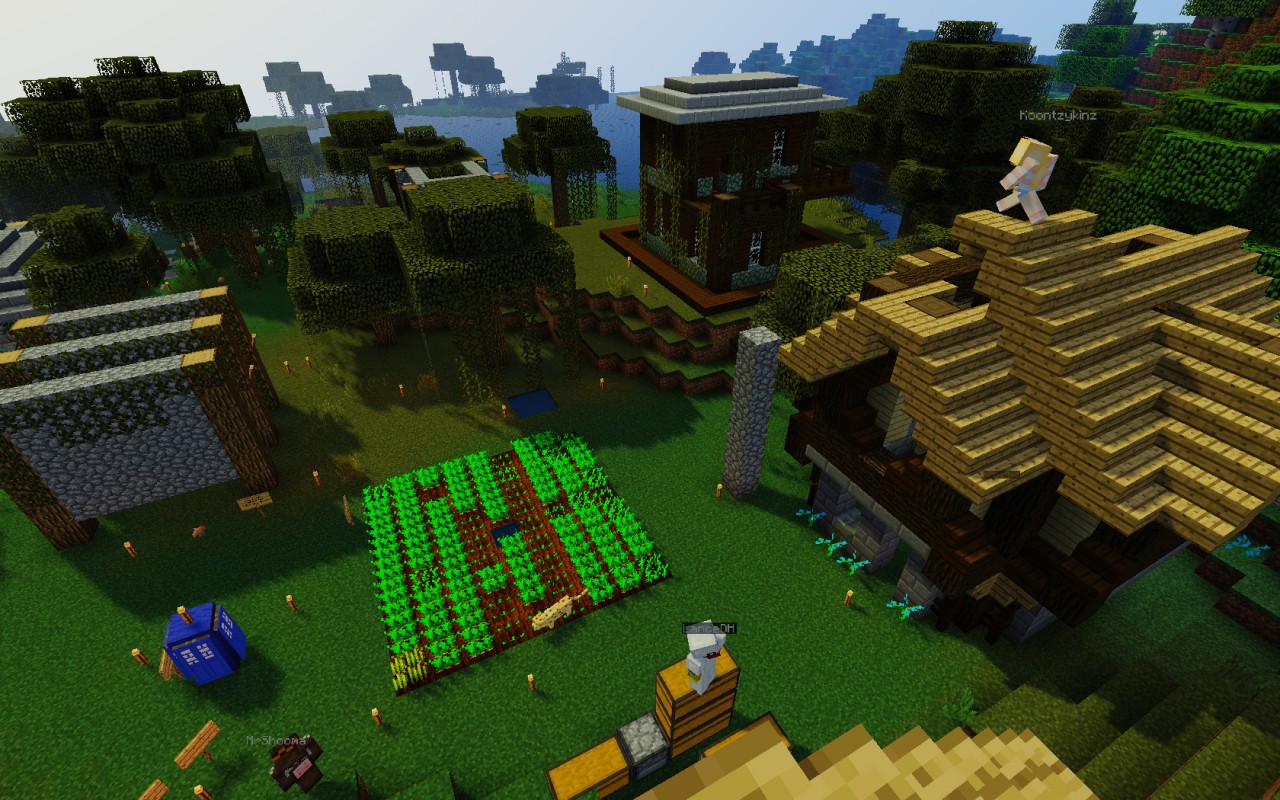 Overgrown Old Town - Community Build Project Minecraft Map