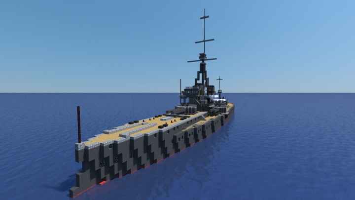 HMS Dreadnought 1:1 Minecraft Map