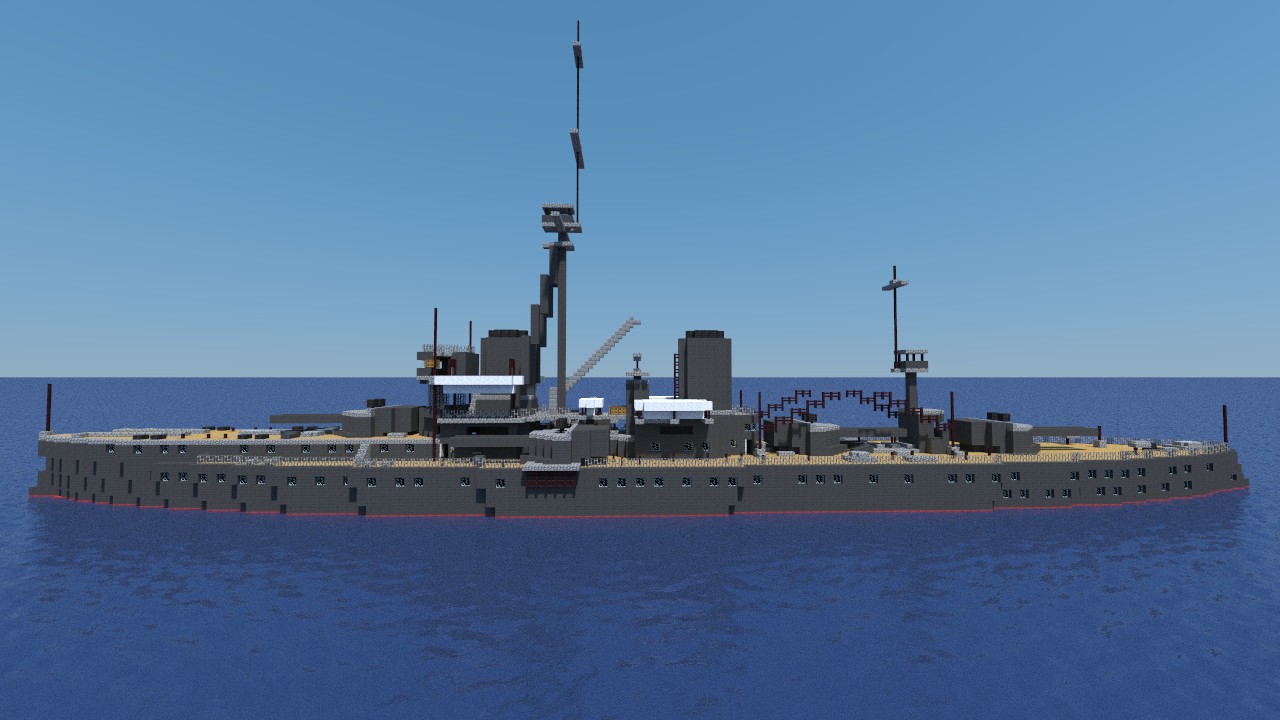 HMS Dreadnought 1:1 Minecraft Map