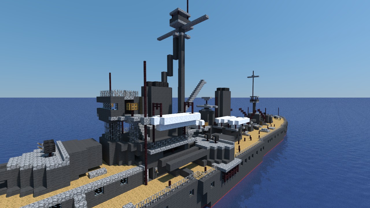 HMS Dreadnought 1:1 Minecraft Map