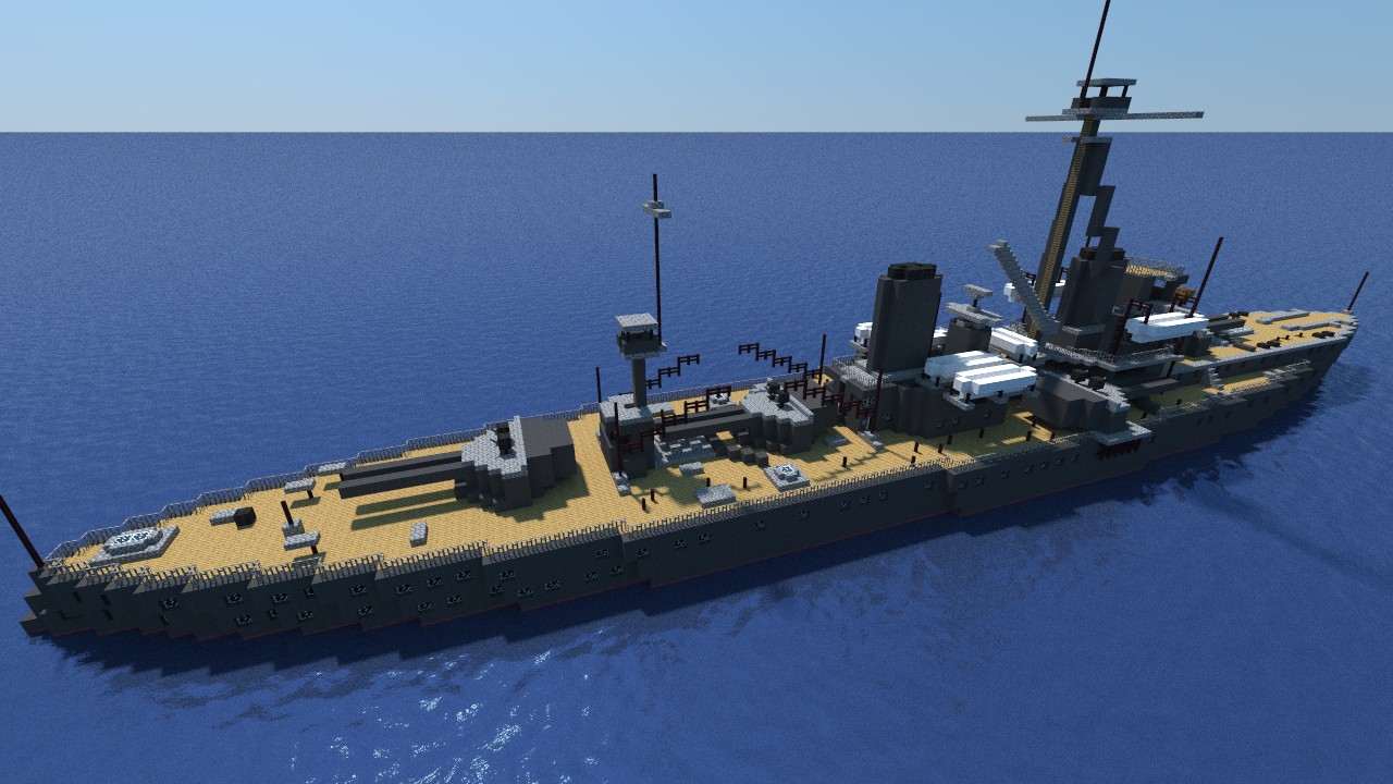 HMS Dreadnought 1:1 Minecraft Map
