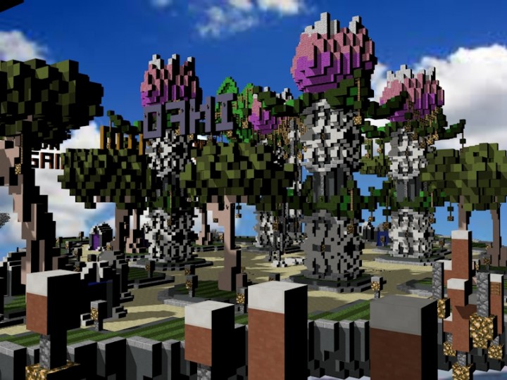 Nature themed spawn. Minecraft Map