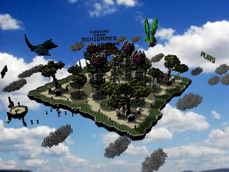 Nature themed spawn. Minecraft Map