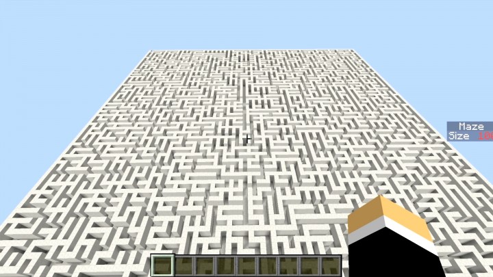 Random Maze Generator Minecraft Map