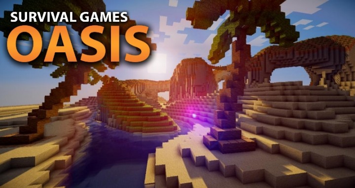 "Oasis - Survival Games PvP Map" By Alpaka Minecraft Map
