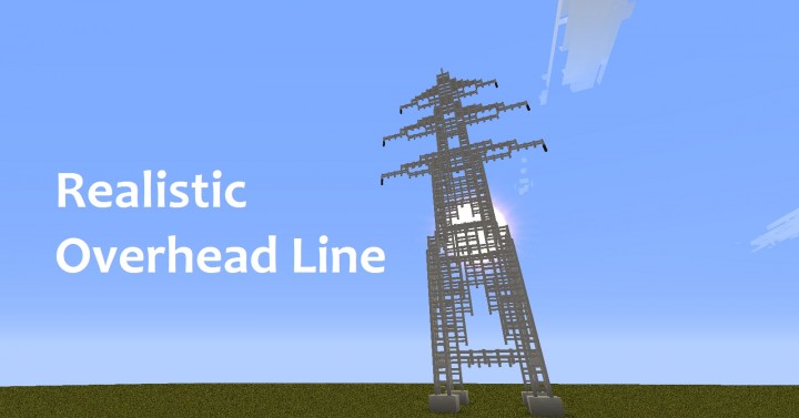 Realistic Overhead Line Minecraft Map