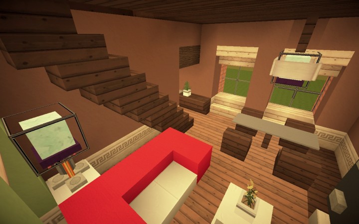 Terraced Stores and Apartments Minecraft Map