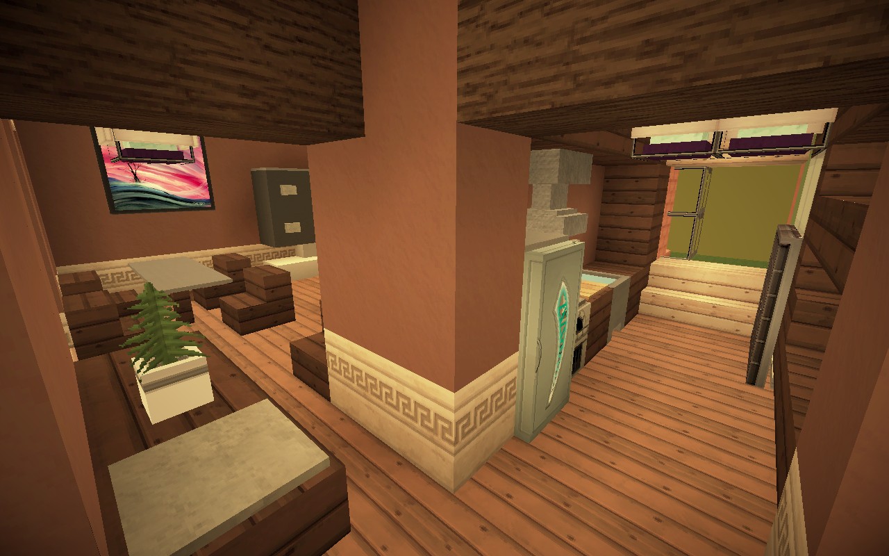 Terraced Stores and Apartments Minecraft Map