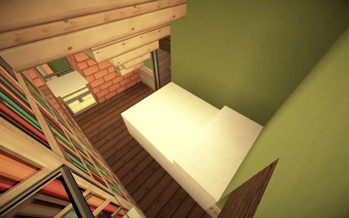 Terraced Stores and Apartments Minecraft Map