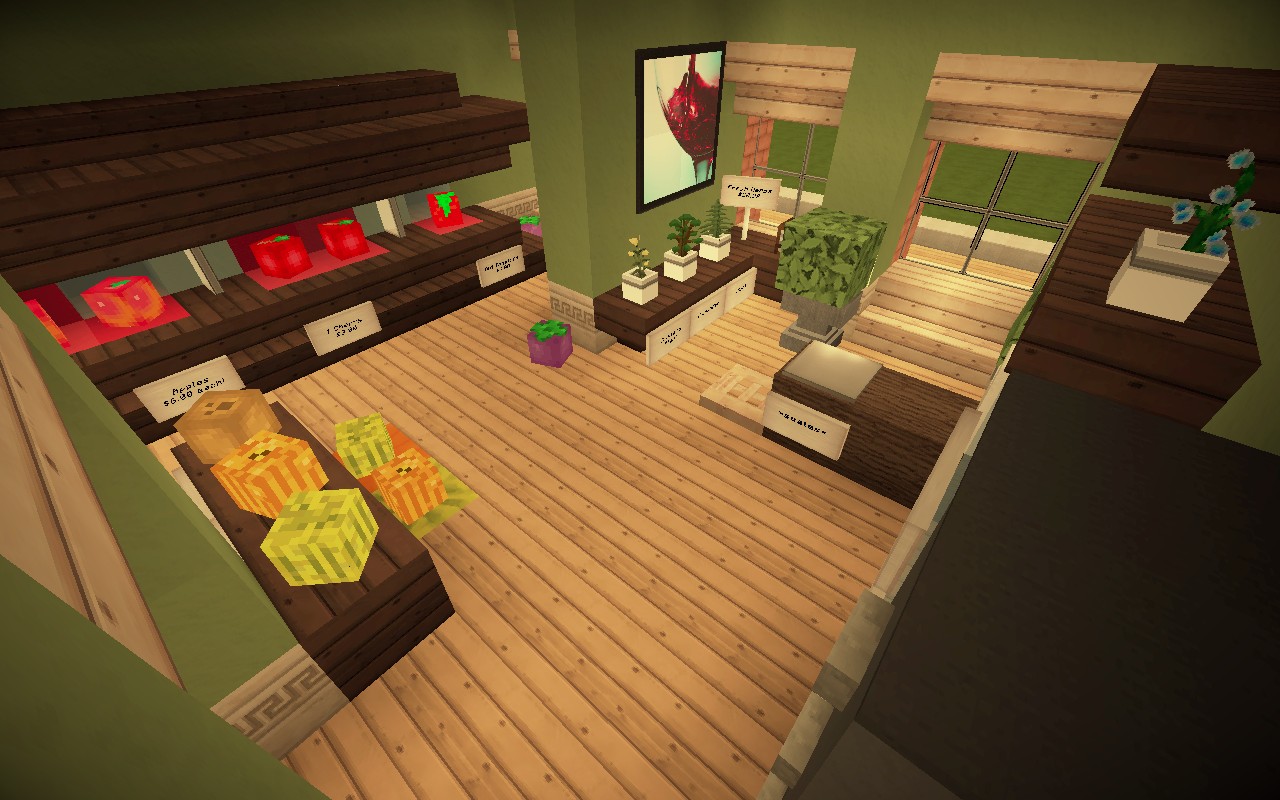 Terraced Stores and Apartments Minecraft Map