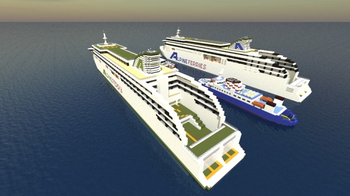 Alpine - Realistic ferries Minecraft Map