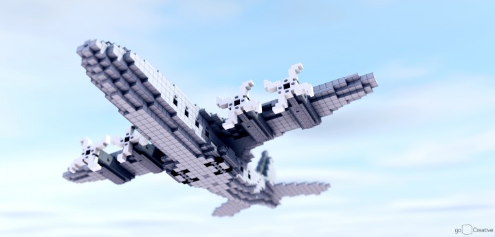 C-130 Hercules - Cargo plane • Minecraft Map