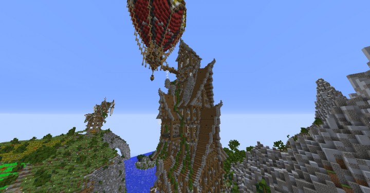 The Inventor Barbe Naby's House - Steampunk Plot Minecraft Map