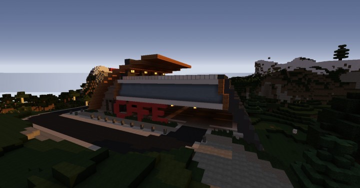 Modern Cafe Minecraft Map