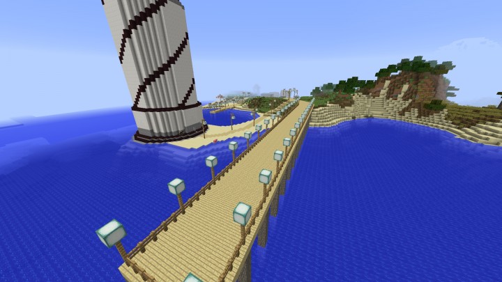 My Beach-Side Amusement Park Minecraft Map