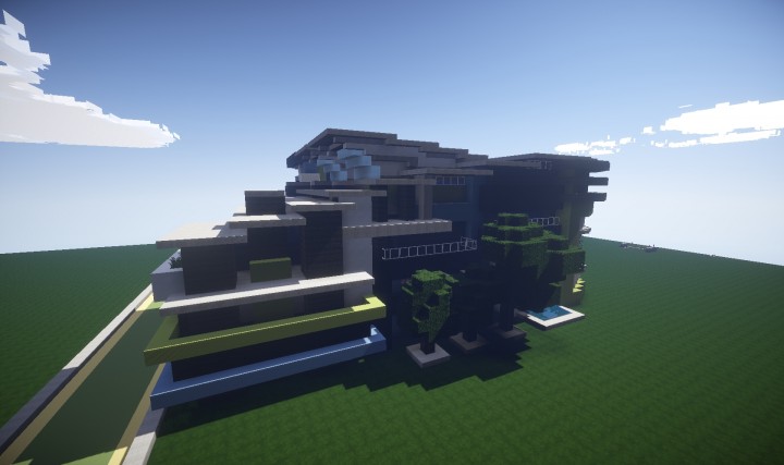 Xenon - Futuristic Mansion Minecraft Map