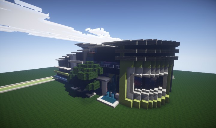 Xenon - Futuristic Mansion Minecraft Map