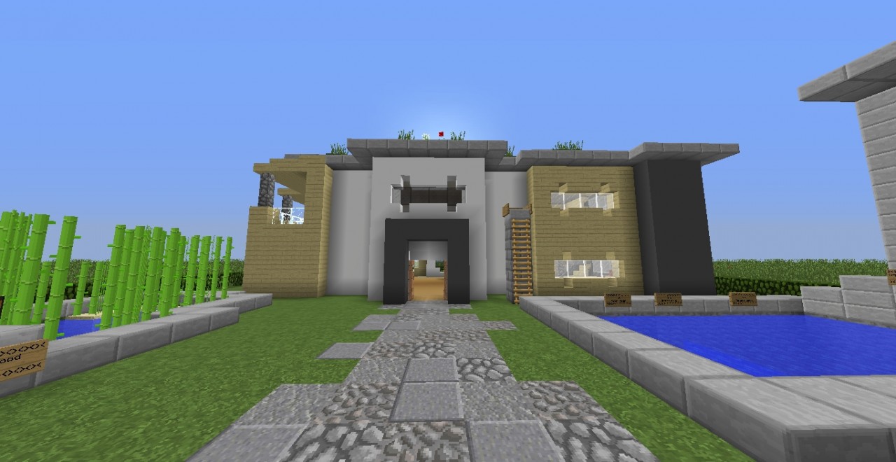 Joy, a 32x32 Modern plot concept. Minecraft Map