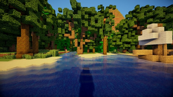 The island map Minecraft Map
