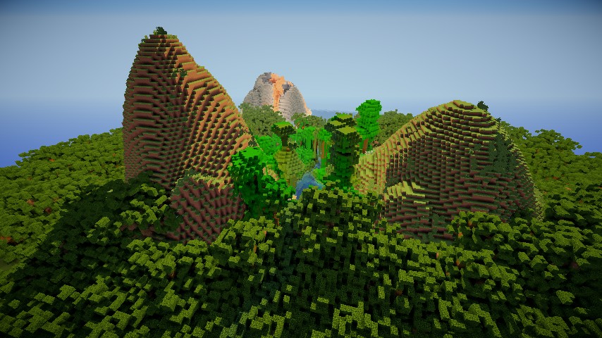 The island map Minecraft Map