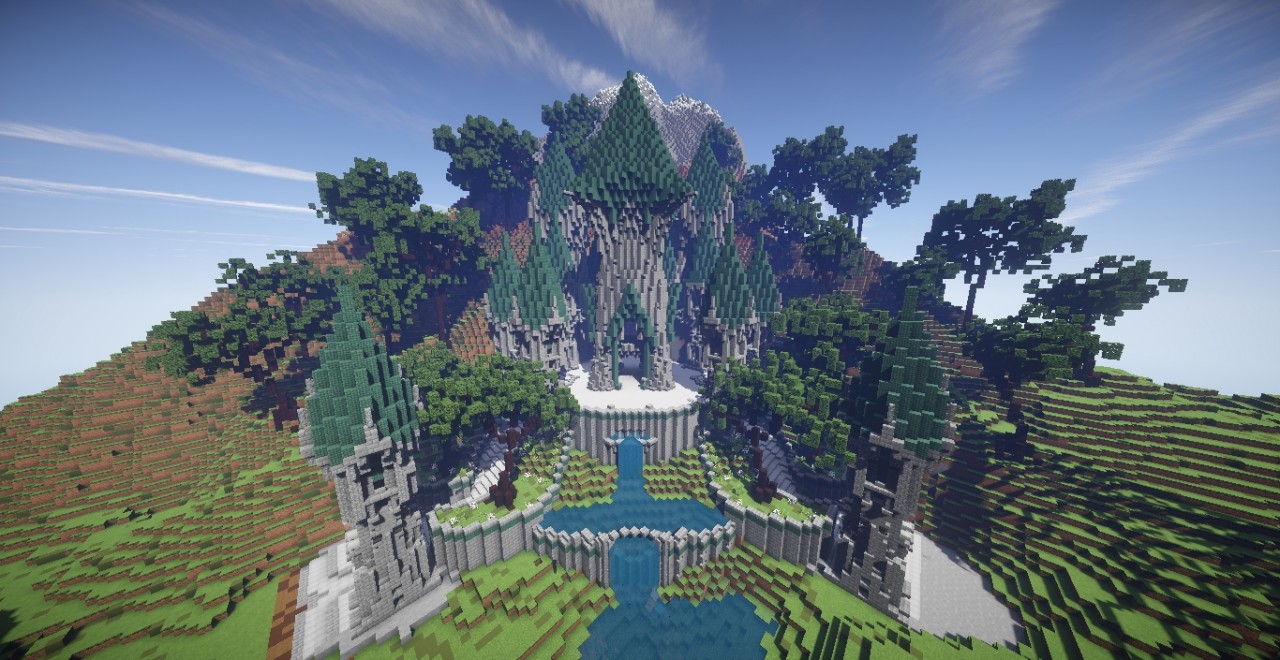 Stone wizard castle Minecraft Map