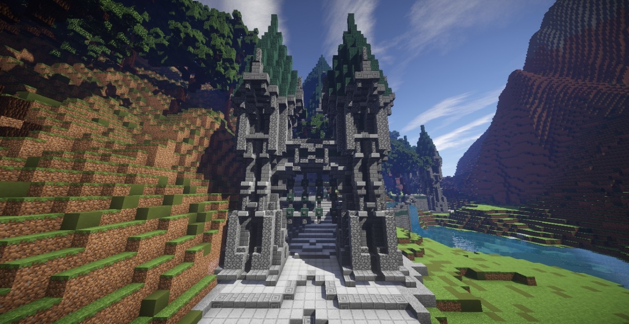 Stone wizard castle Minecraft Map