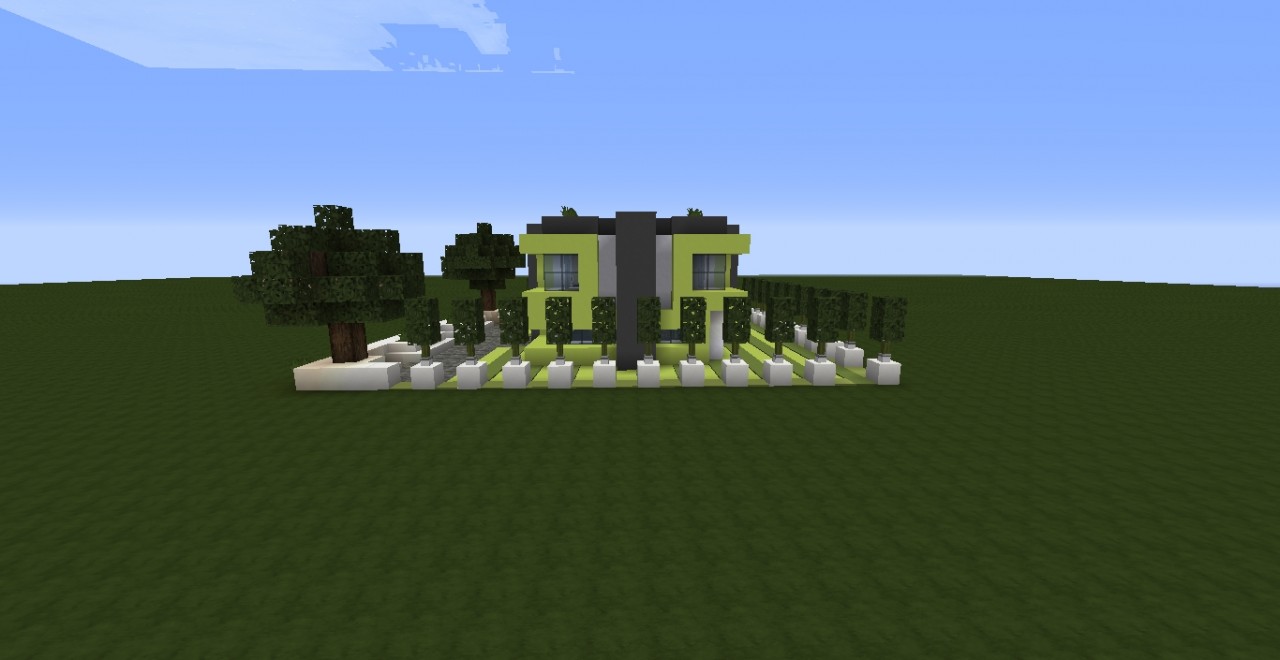 13 x 10 Modern House Minecraft Map