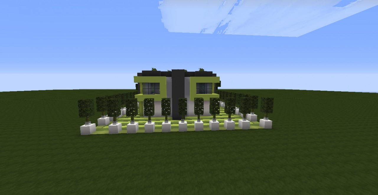 13 x 10 Modern House Minecraft Map