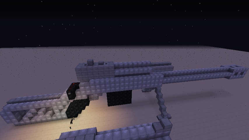Giant Working Guns Minecraft Map
