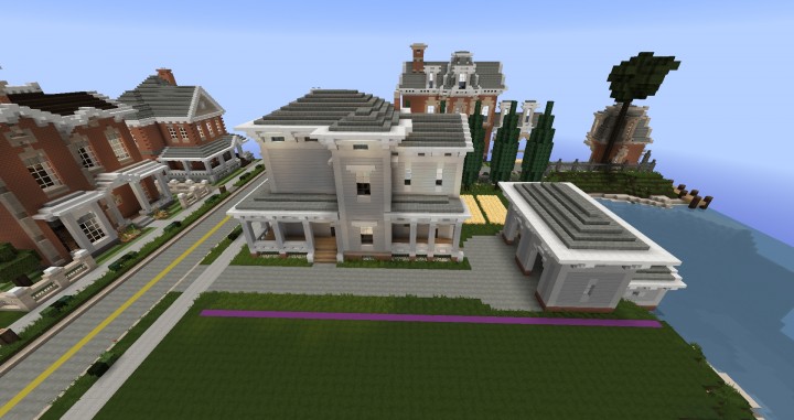 1860s Italianate house Minecraft Map